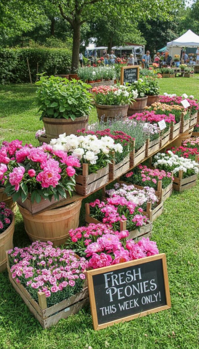 20 Clever Roadside Flower Farm Stand Ideas for More Customers - Oh ...